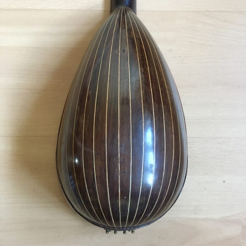 Michele Maratea Neapolitan Mandolin Tortoiseshell inlay 1890s + case ...