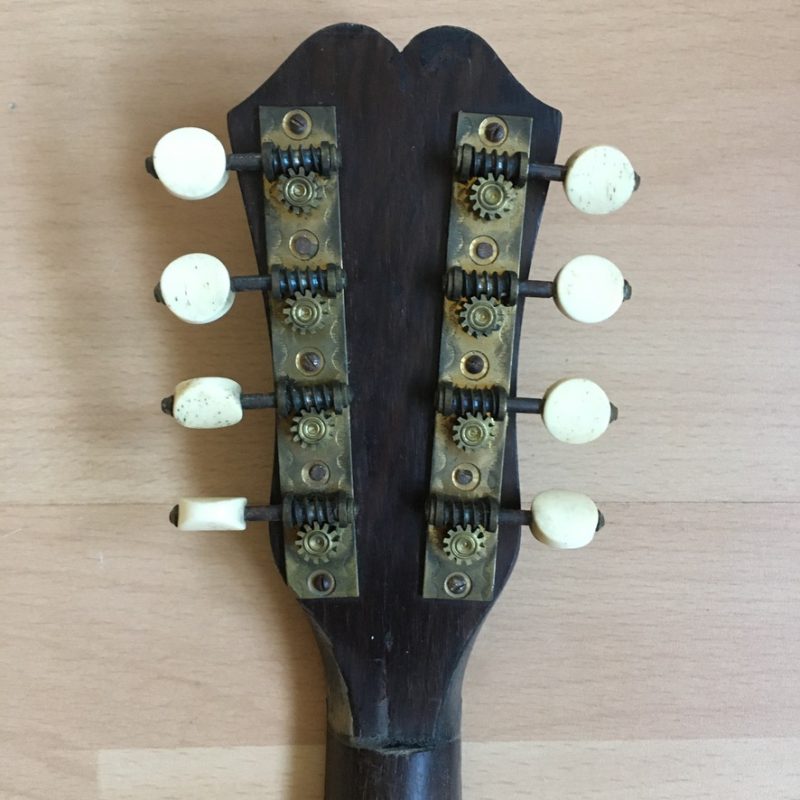 Michele Maratea Neapolitan Mandolin Tortoiseshell inlay 1890s + case ...