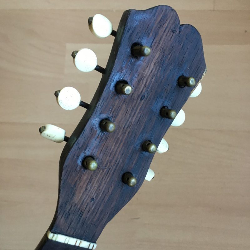 Michele Maratea Neapolitan Mandolin Tortoiseshell inlay 1890s + case ...