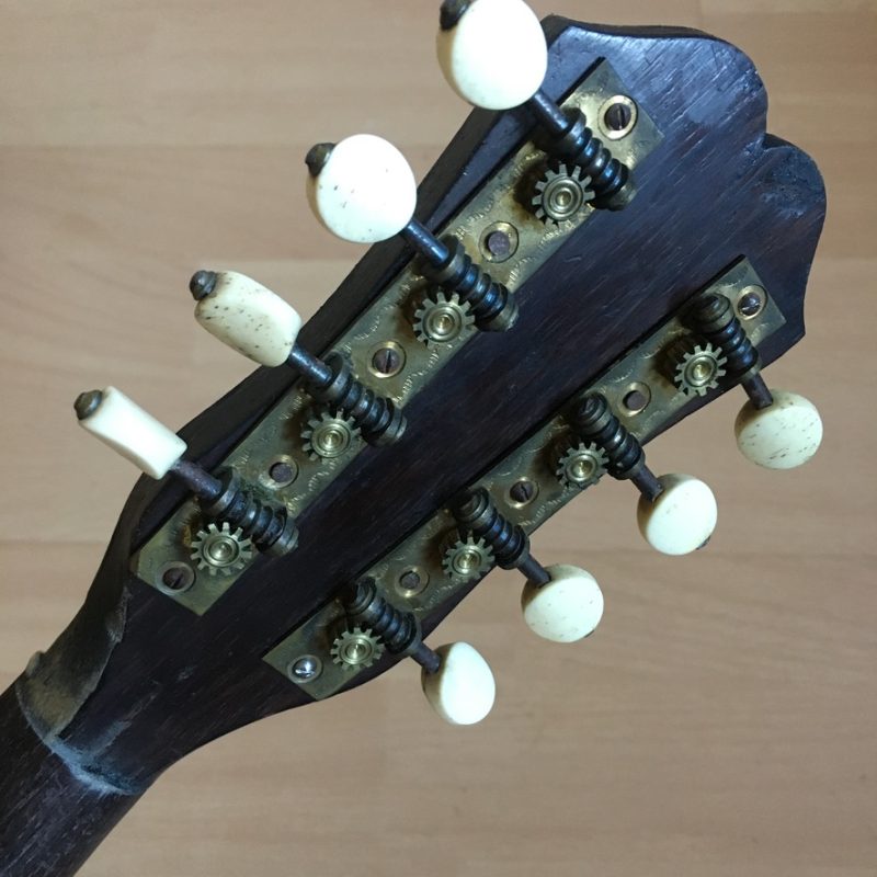 Michele Maratea Neapolitan Mandolin Tortoiseshell inlay 1890s + case ...