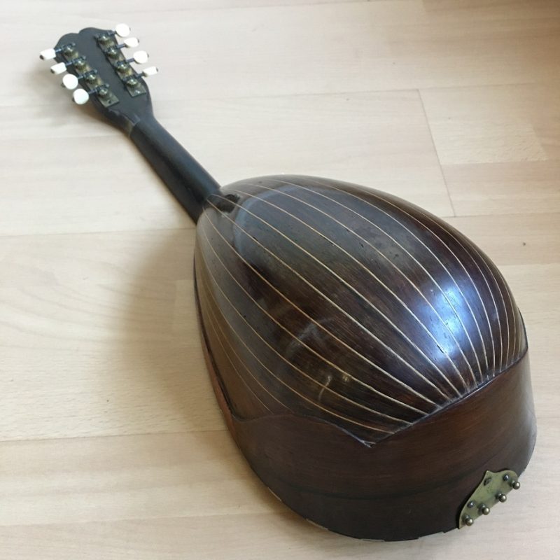 Michele Maratea Neapolitan Mandolin Tortoiseshell inlay 1890s + case ...